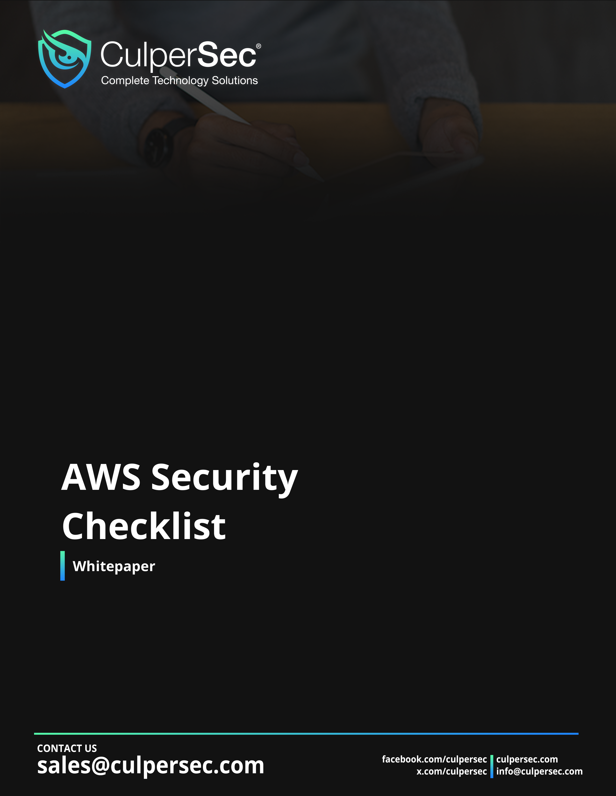 AWS Security Checklist Whitepaper