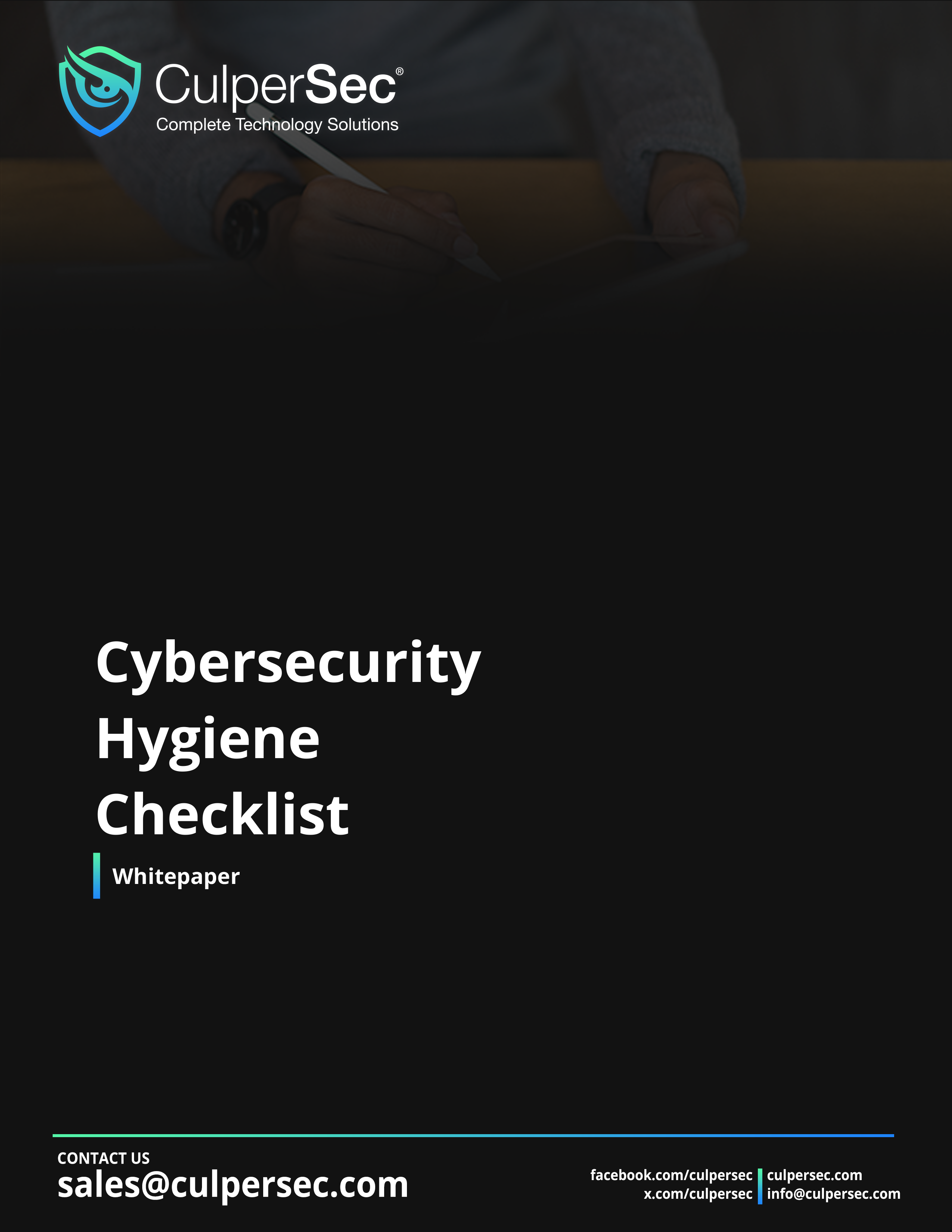 Cybersecurity Hygiene Checklist